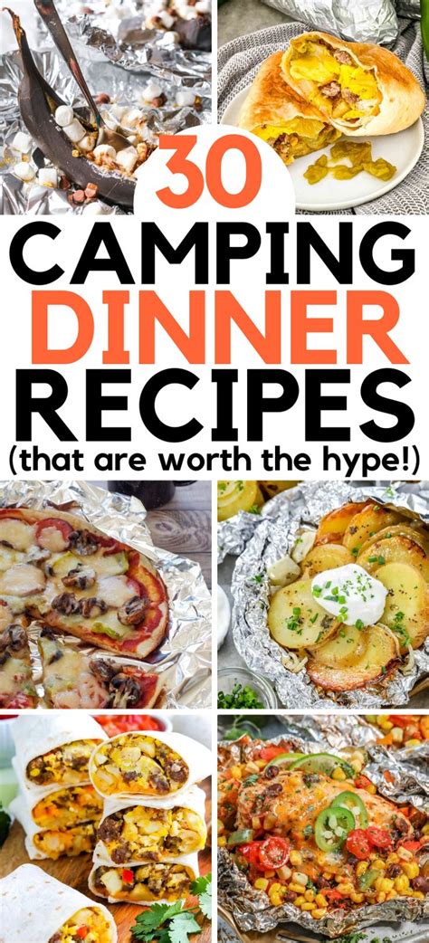 30 Easy Camping Dinner Recipes To Make Fast Easy Camping Meals Easy