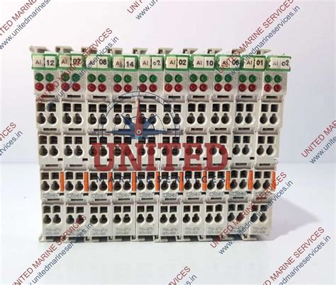 WAGO 2 CHANNEL ANALOG INPUT 750 473 005 000 LOT OF 10 United Marine Services