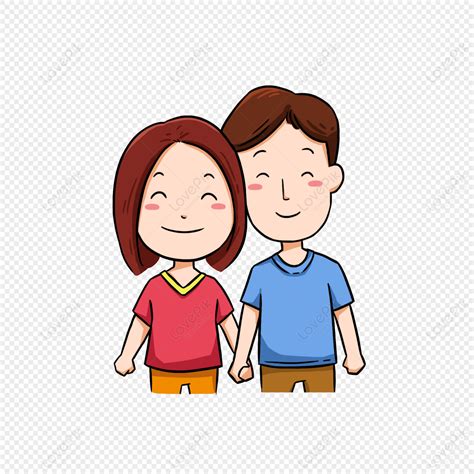 คู่รักการ์ตูน Png สำหรับการดาวน์โหลดฟรี Lovepik