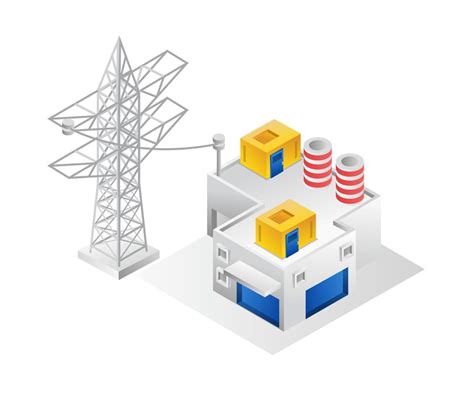 Electrical Grid For Industrial Plants 10683270 Vector Art At Vecteezy