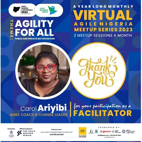 The Agile Advisor Africa On Linkedin Agilenigeriaconference Agilenigeriameetup Apaon