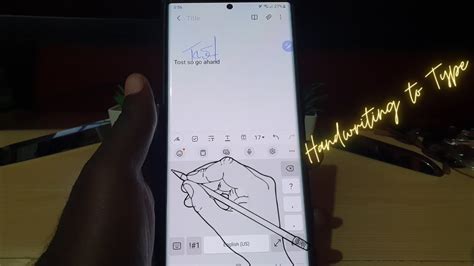 How To Use Handwriting In Samsung Keyboard S22 Ultra YouTube