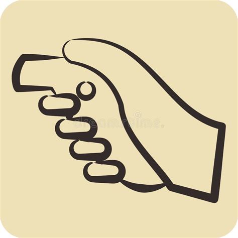 Icon Vr Controller Related To 3d Visualization Symbol Hand Drawn Style Simple Design Editable