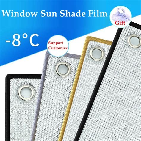 Raam Zonnescherm Film Huis Zonnescherm Beschermer Pad Aluminiumfolie Anti Uv Zonneschijn Kamer