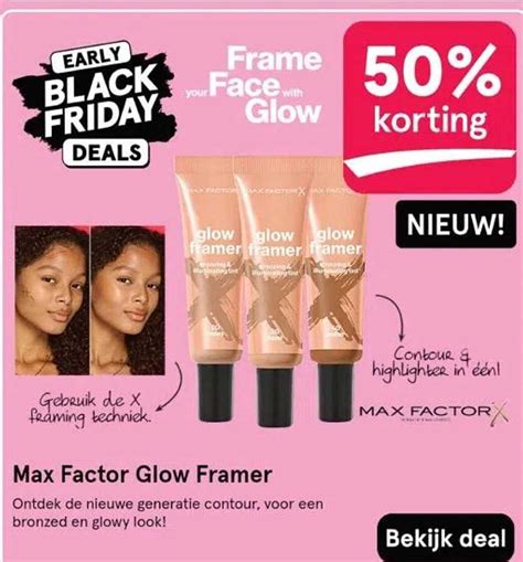 Max Factor Glow Framer Aanbieding Bij Etos Folderfeestnl