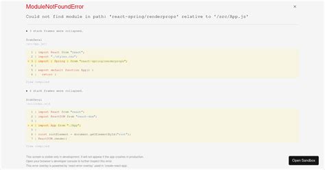 React Spring Codesandbox
