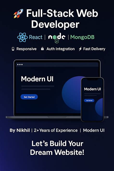 Build responsive full stack website using react and nodejs by Crafty_words | Fiverr