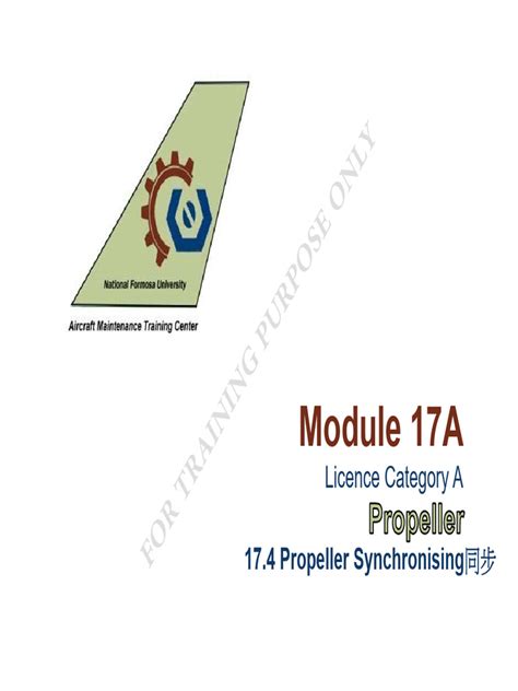 174 Propeller Synchrophasing B1教學20211228 Pdf Electric Motor