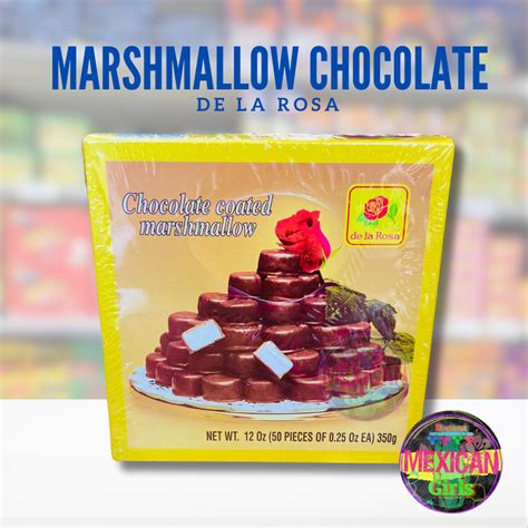 De La Rosa Marshmallow Cubierto De Chocolate Marche Mexican Girls
