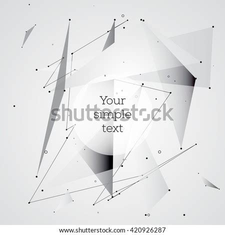 Wireframe Mesh Broken Polygonal Element Sphere Stock Vector Shutterstock