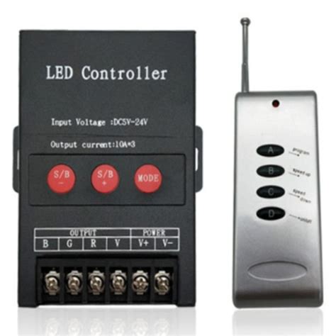 30a Led Controller Ir Remote Big Power 360w Bt Controller For Rgb Strip Light Dc5 24v Th