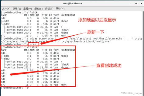 linux永久挂载（磁盘分区、逻辑卷、光盘镜像、共享目录挂载） linux 光盘映像 csdn博客