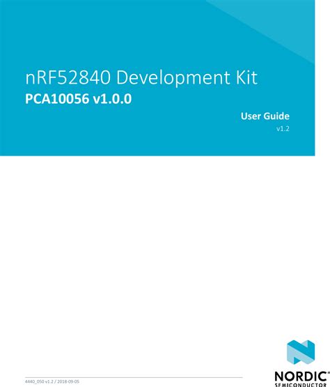 NRF Development Kit N RF DK User Guide V