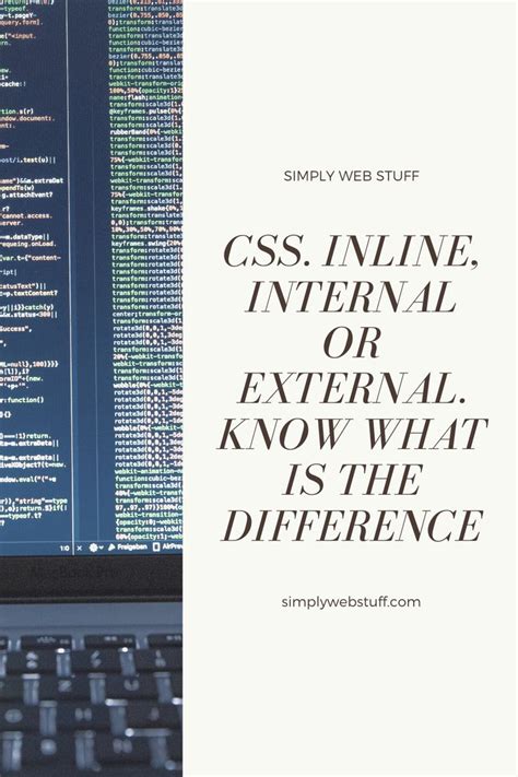 CSS Inline Internal Or External Know What Is The Difference