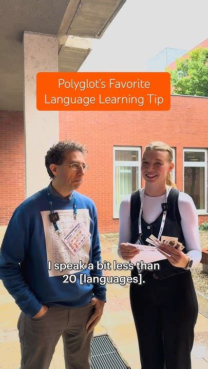 Polyglots Favorite Language Learning Tip Youtube