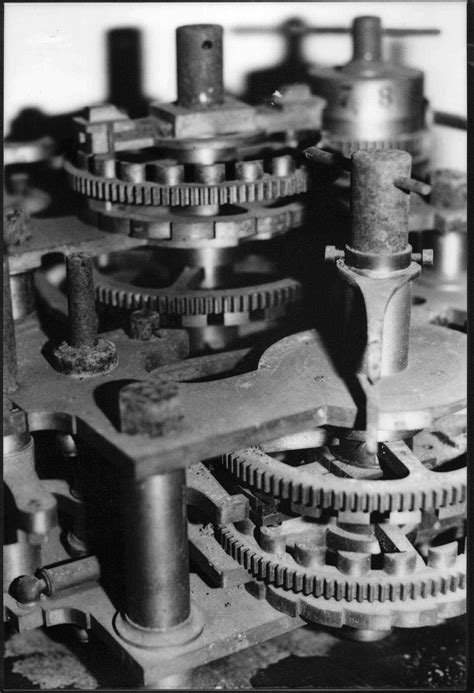 Charles Babbages First Difference Engine Fragment In Powerhouse Museum