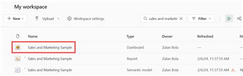 power bi 서비스 탐색하기 power bi microsoft learn