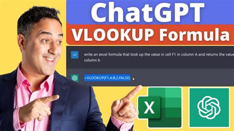How To Generate An Excel Vlookup Formula In Open Ai Chatgpt Youtube
