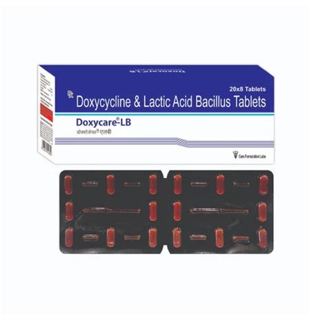 Doxycycline Lactic Acid Bacillus Tablets At Stripe Doxycycline And Lactic Acid