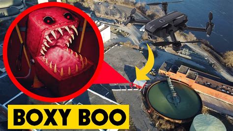 Drone Catches Boxy Boo From Poppy Playtime Chapter 3 At Abandoned Toy
