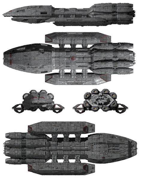 Battlestars And Gunstars — Mercury Class Battlestar Schematics