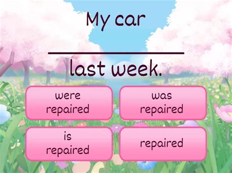 T3 Past Simple Passive Drill Quiz