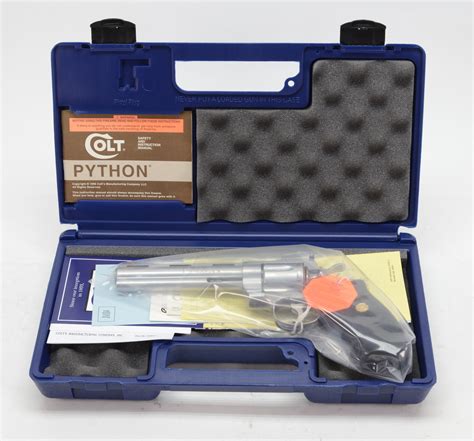 Colt Python 357 Mag 6 Inch Satin Stainless Like New Condition Dom