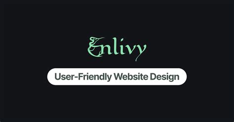 user friendly website design enlivy services