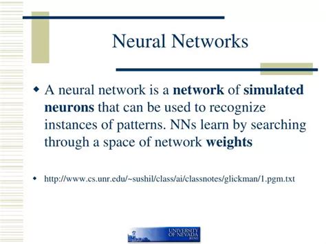 PPT Neural Networks PowerPoint Presentation Free Download ID