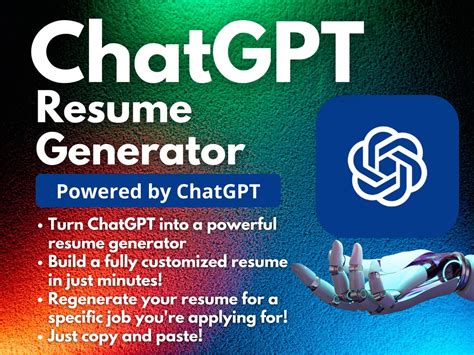 Chatgpt Resume Generator Build A Resume With Chatgpt Personalized