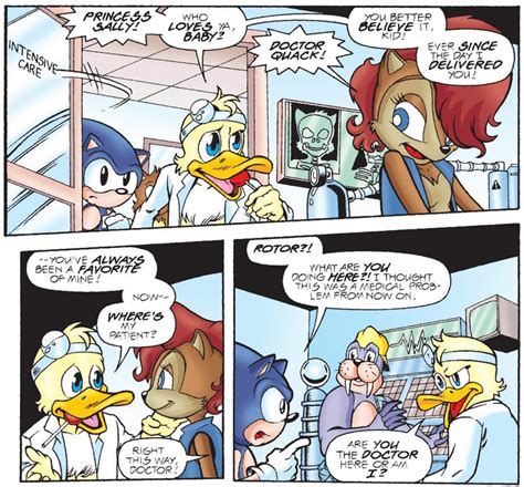 Does Anyone Remember That Time Donald Duck Appeared In The Sonic Comics