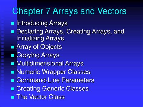 Ppt Chapter 7 Arrays And Vectors Powerpoint Presentation Free Download Id3951085