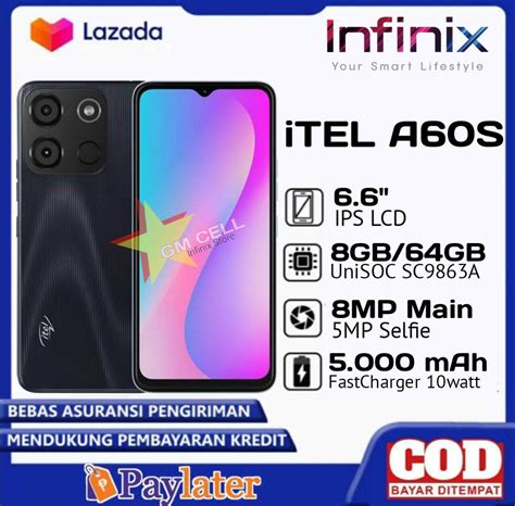 Infinix Itel Vision P Ram A S Ram Garansi Tahun Exclusive Hot Item