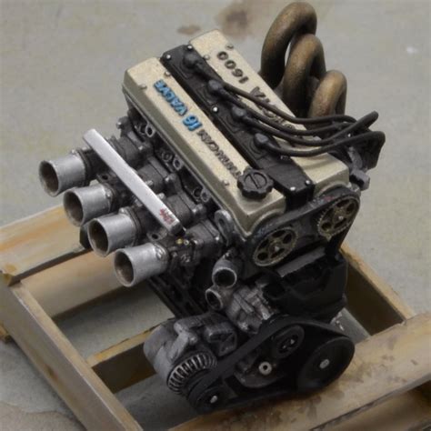 Работа Двигатель 4age напечатанная в формате 3d • Сделано на 3d