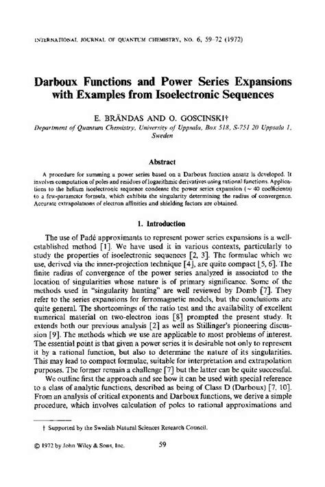 pdf darboux functions and power series expansions with examples from