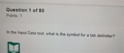 Solved Question 1 ﻿of 80points 1in The Input Data Tool