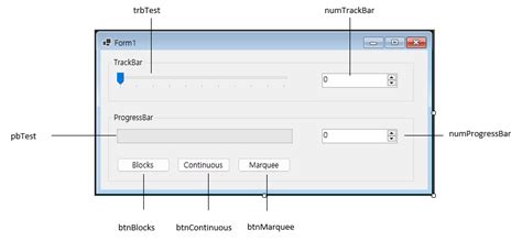 Winform 트랙바trackbar 프로그레스바progressbar 사용법 Keep Going