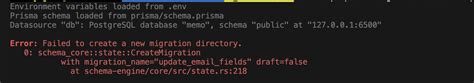 prisma migration is broken · issue 20145 · prisma prisma · github