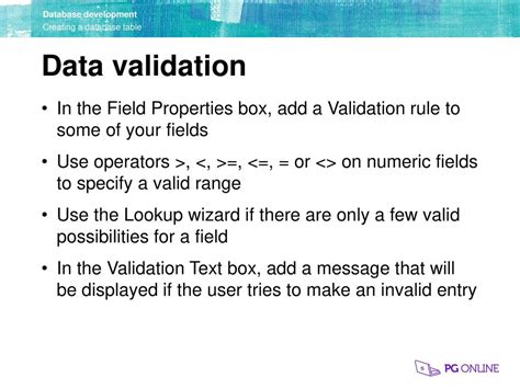 Creating A Database Table Ppt Download