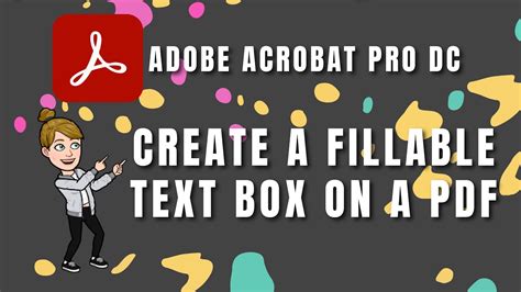 Adobe Acrobat Pro DC Prepare Form Create A Fillable Text Box On A PDF YouTube