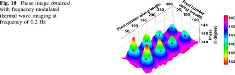 Phase Image Obtained With Frequency Modulated Thermal Wave Imaging At