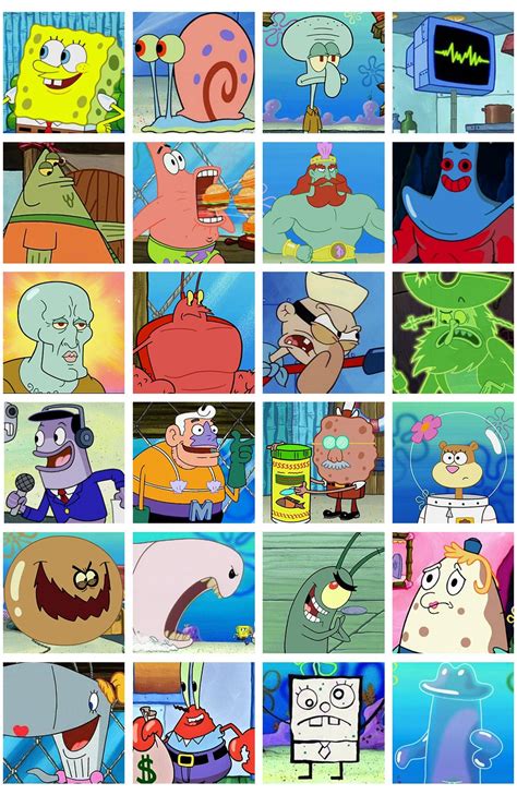All Spongebob Characters Ever