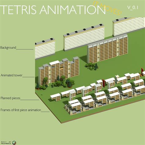 Real Redstone Working Tetris Prototype Command Block Animation