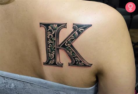 Amazing Letter K Tattoo Ideas And Designs
