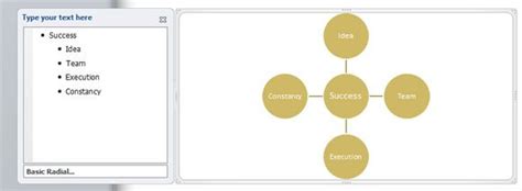 Create A Basic Radial Diagram In Powerpoint Using Smartart