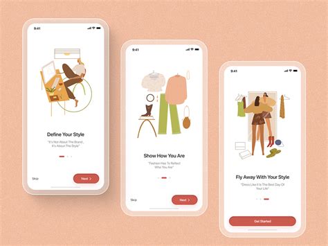 Onboarding Screens For An E Commerce App By Mona Setiet On Dribbble