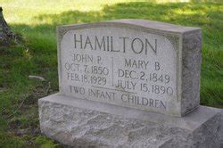 John P Hamilton 1850 1929 Find A Grave Memorial