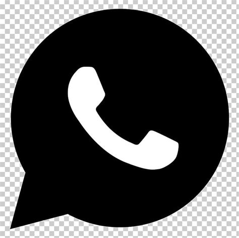 Whatsapp Computer Icons Mobile Phones Logo Png Clipart Android Black