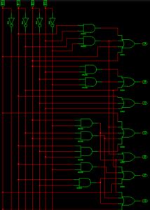 BCD To Segment Decoder VHDL Code