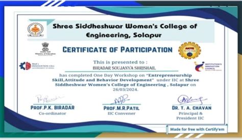 Entrepreneurship Skilldevelopment Innovation Workshop Learningjourney Soujanya Biradar